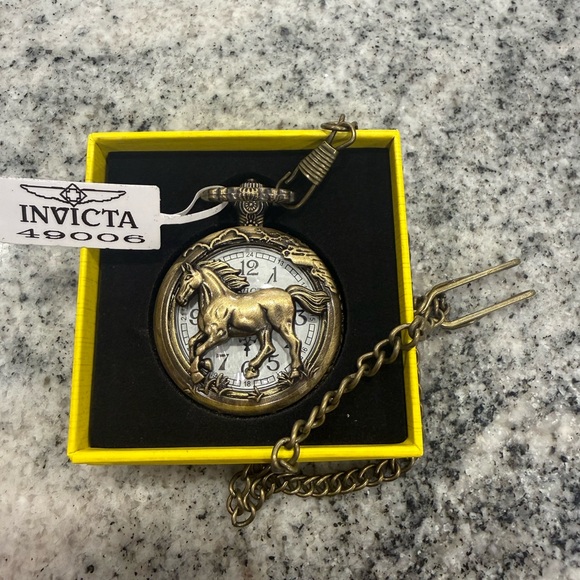Invicta | Accessories | Invicta 4906 Bronze Equestrian Horse Pocket ...